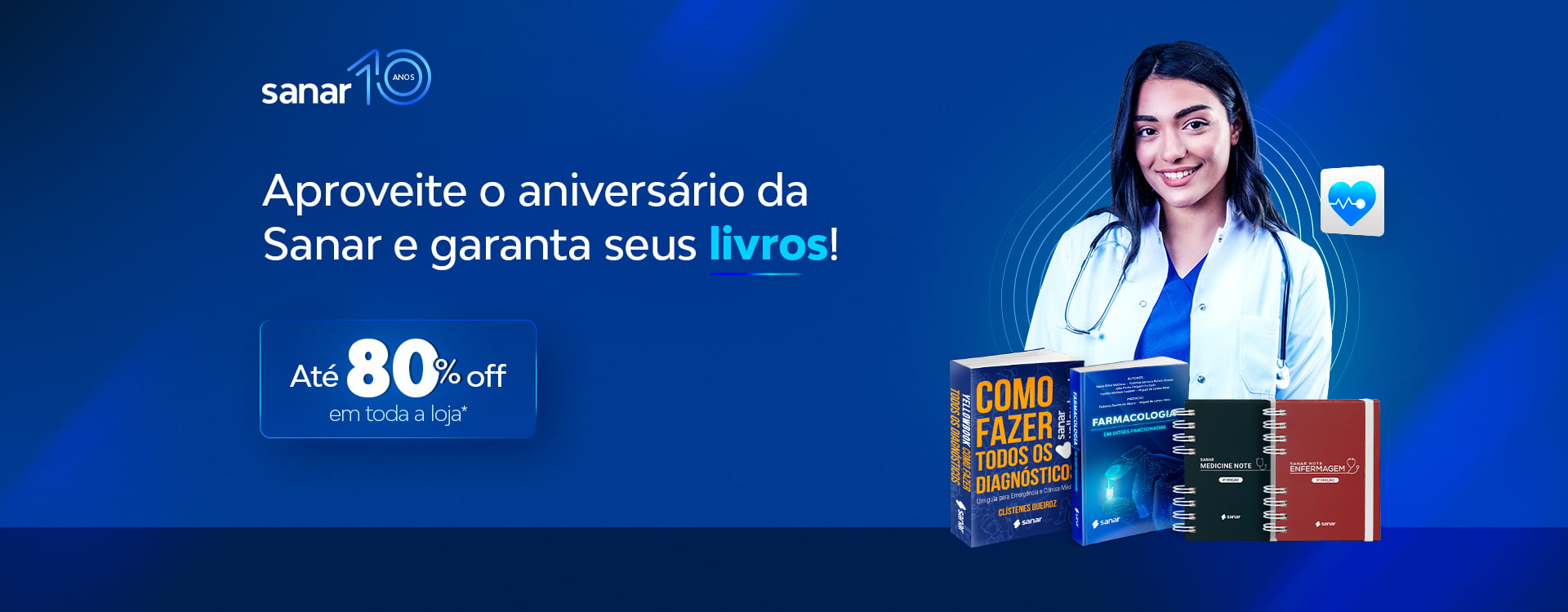 Sanar Saúde: os melhores livros de medicina e saúde